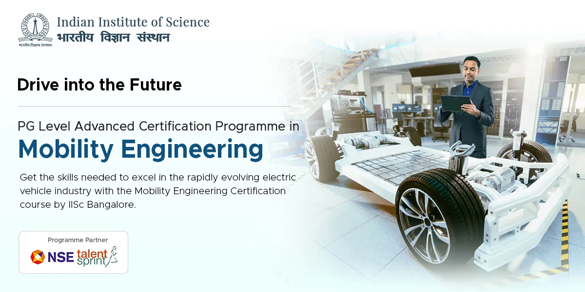 Mobility Engineering Course at IISc PG Level